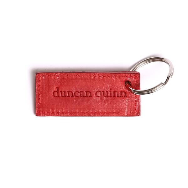 Leather Key Chains | Le Mans Red Key Chain | Duncan Quinn