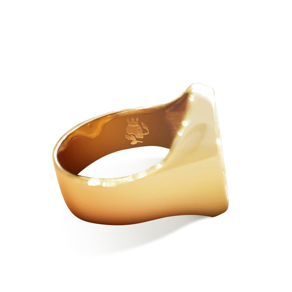 Sterling Silver Signet Ring | Smoking Skull Signet Ring | Duncan Quinn