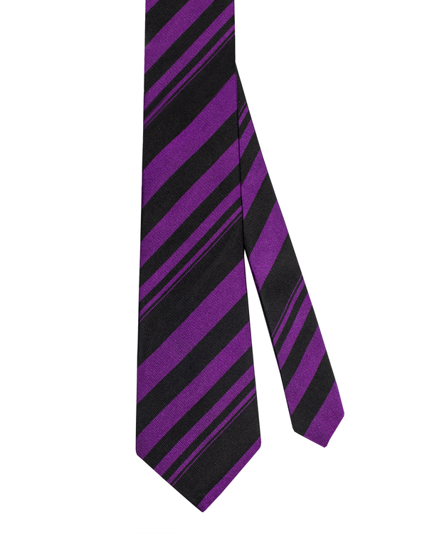 Men's Ties | Prime Numbers Striped Ties | 100% Silk | Duncan Quinn